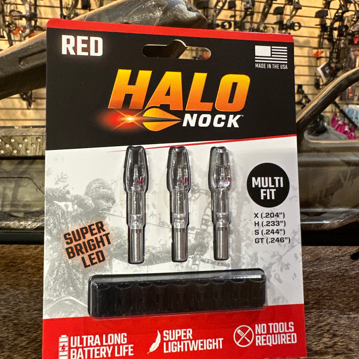 Halo Nock Lighted Nocks Multi Fit Red – Gobbler's Lodge